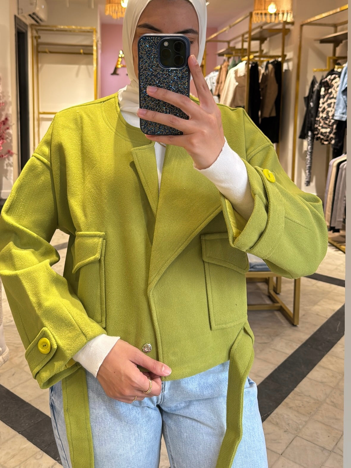 Matcha Glow Jacket – Ella